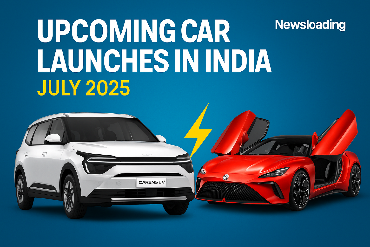 Upcoming Car Launches In India – July 2025 - News Loading